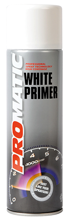 Promatic White Primer Spray Aerosol 500ML - Free UK P&P– Central Paints Trade
