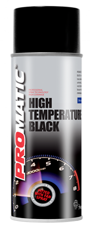 Promatic High Temperature Black Paint Aerosol 400ML– Central Paints Trade